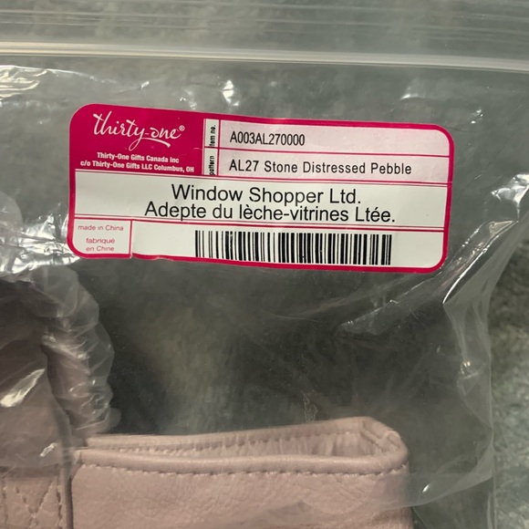 thirty-one | Bags | Brand New Thirty One Window Shopper Ltd In Stone ...